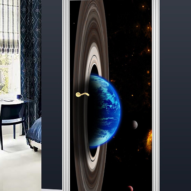 3d Door Space Decal - Etsy