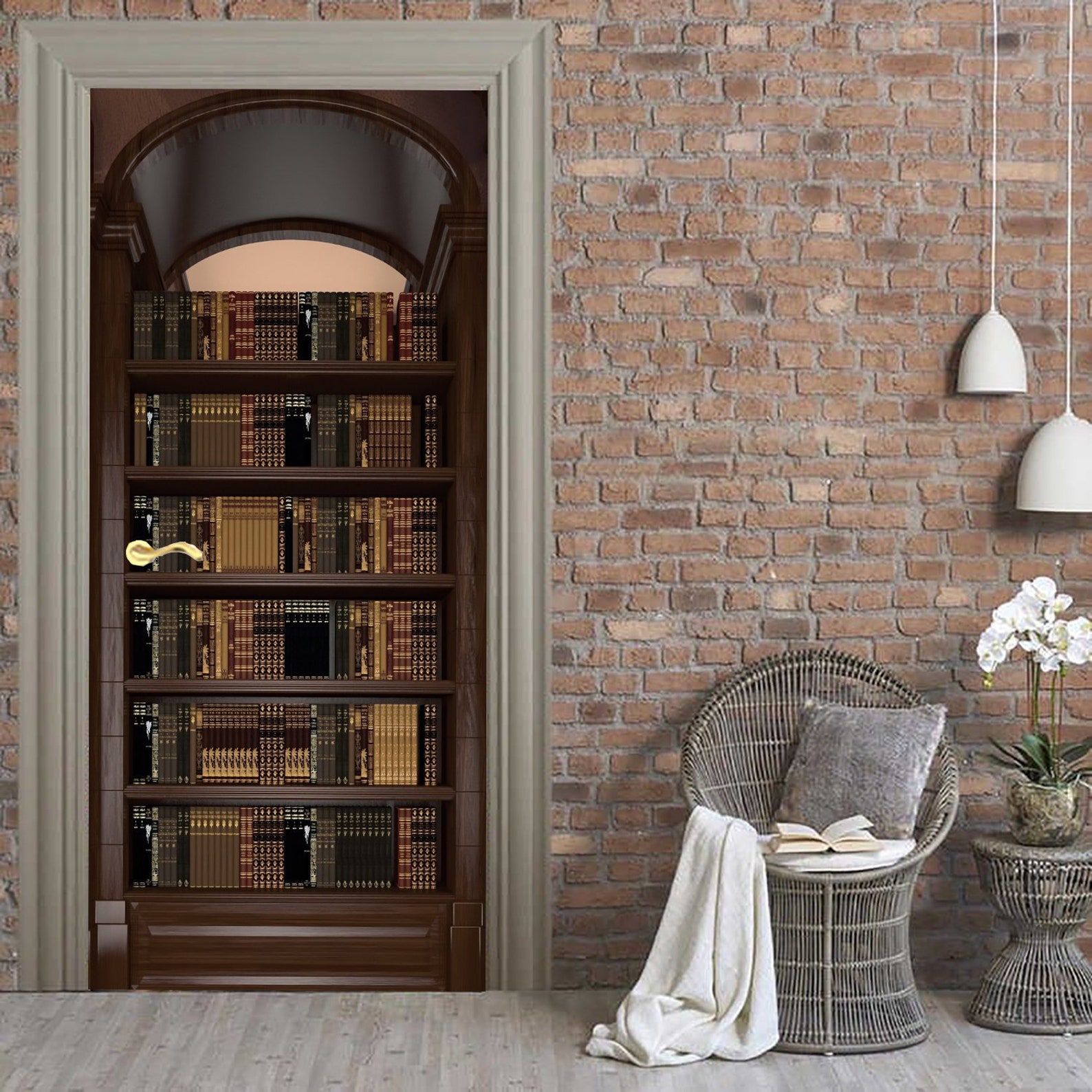 3D Decal for Door Door Vinyl Skin Door Cover Front Door | Etsy