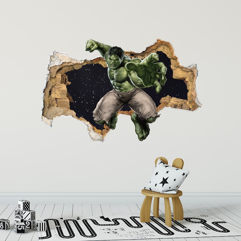 Hulk Wall Sticker - Etsy