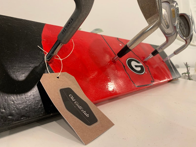 Personalized Laser Engraved Golf Iron Hat Rack. Made From - Etsy