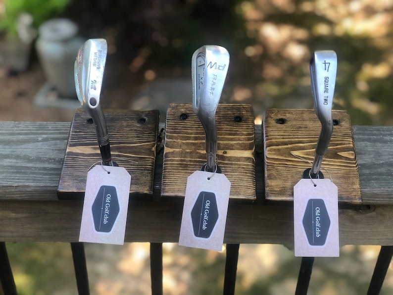 Golf Club Wall Hook - Hat or Towel Hook - Made From Upcycled Golf Irons ...