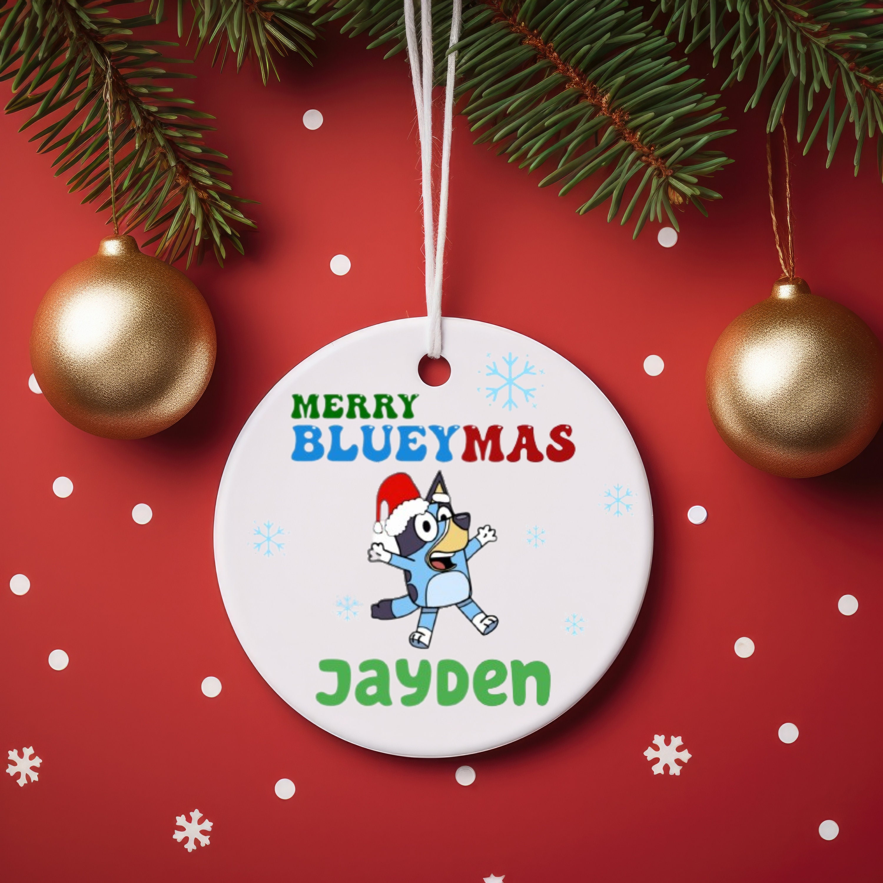Bluey Ornaments | Personalized Bluey Ornament | Bluey Christmas ...