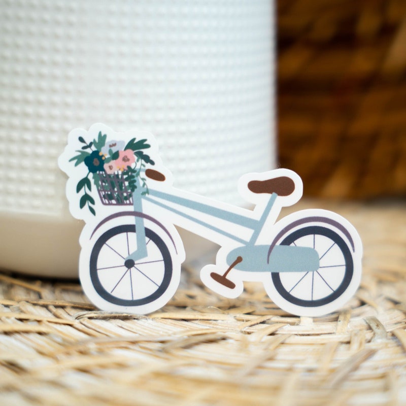 Bike With Flowers - Etsy