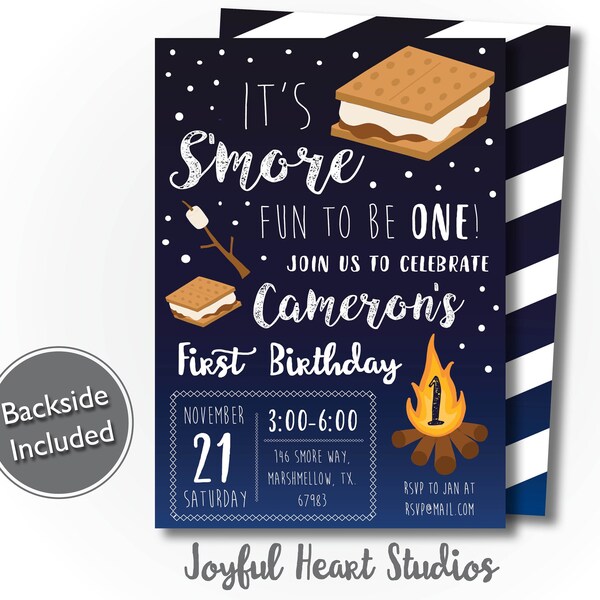 Smore Fun to Be One - Etsy