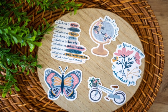 Christian Sticker Pack, Whatever is True, Faith Sticker Pack, Christian ...