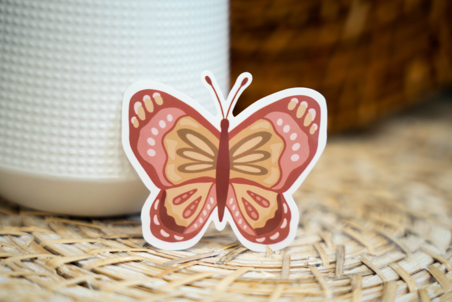 Boho Sticker Pack, Boho Rainbow Sticker, Butterfly Decal, Cactus ...