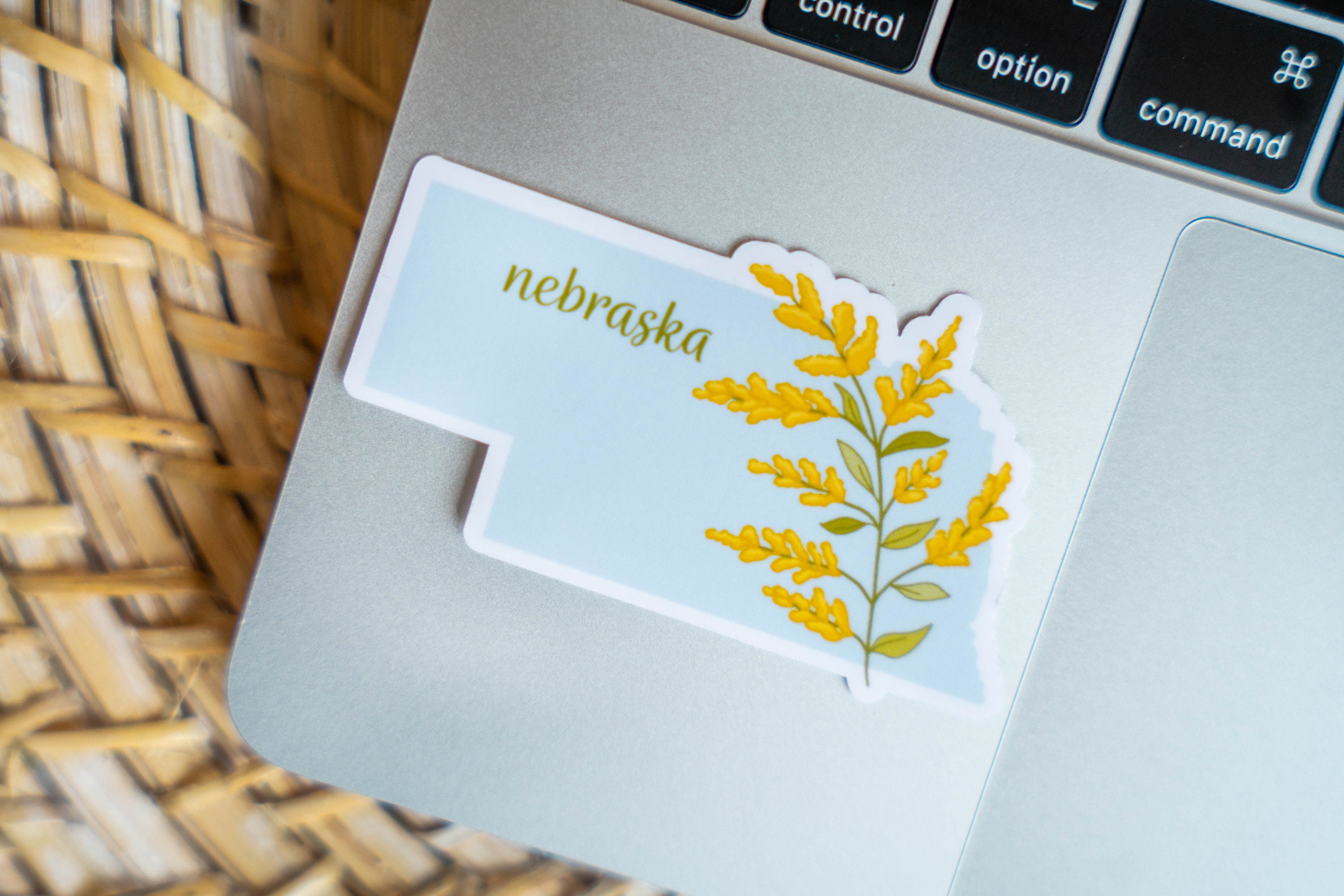 Nebraska State Sticker, State Sticker, Goldenrod Sticker, Nebraska ...