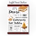 Smores Birthday Invitation Wild One Birthday Smores 1st - Etsy