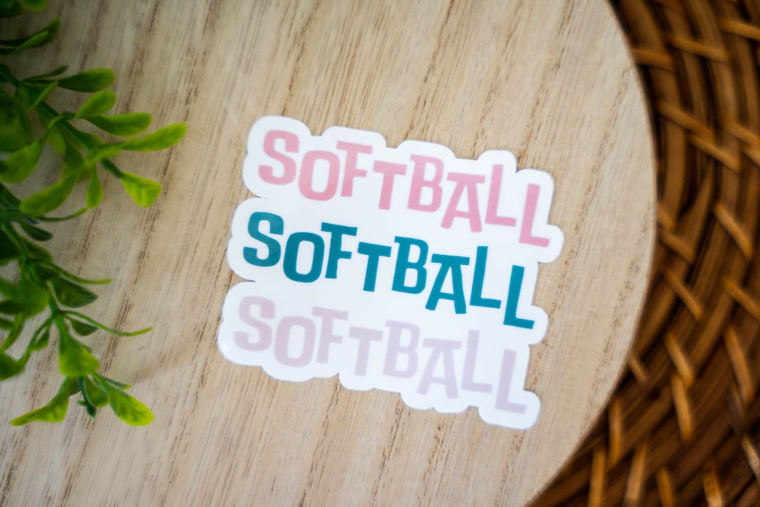 Softball Sticker, Softball Team Sticker, Softball Decal, Girls Softball ...