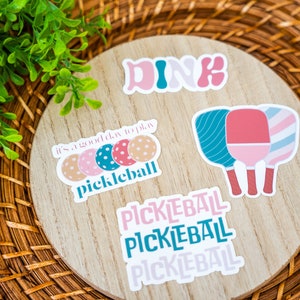 Pickleball Sticker Pack Pickleball Paddle Sticker Pickleball - Etsy