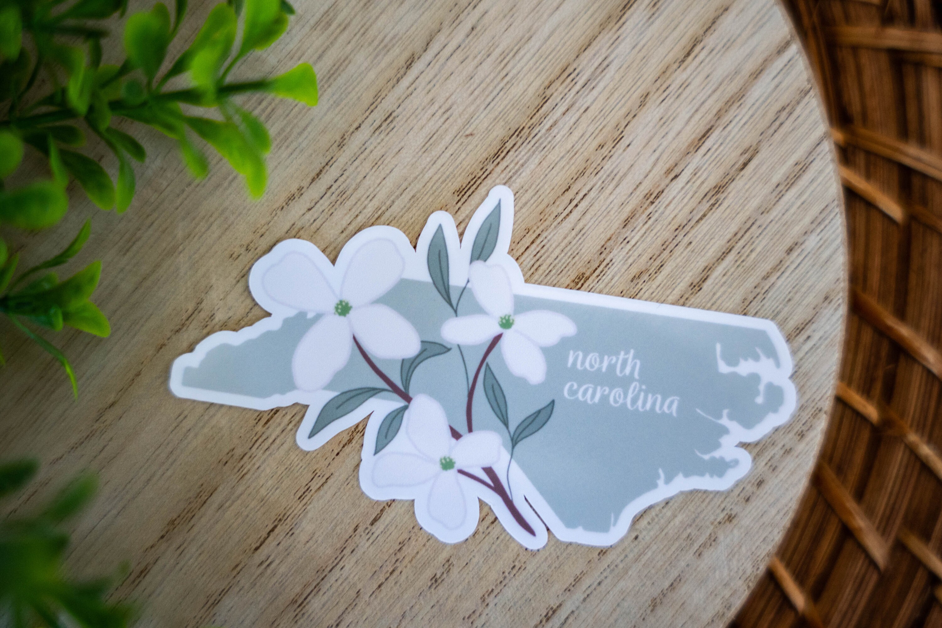 North Carolina State Sticker, North Carolina Sticker Decal, State ...