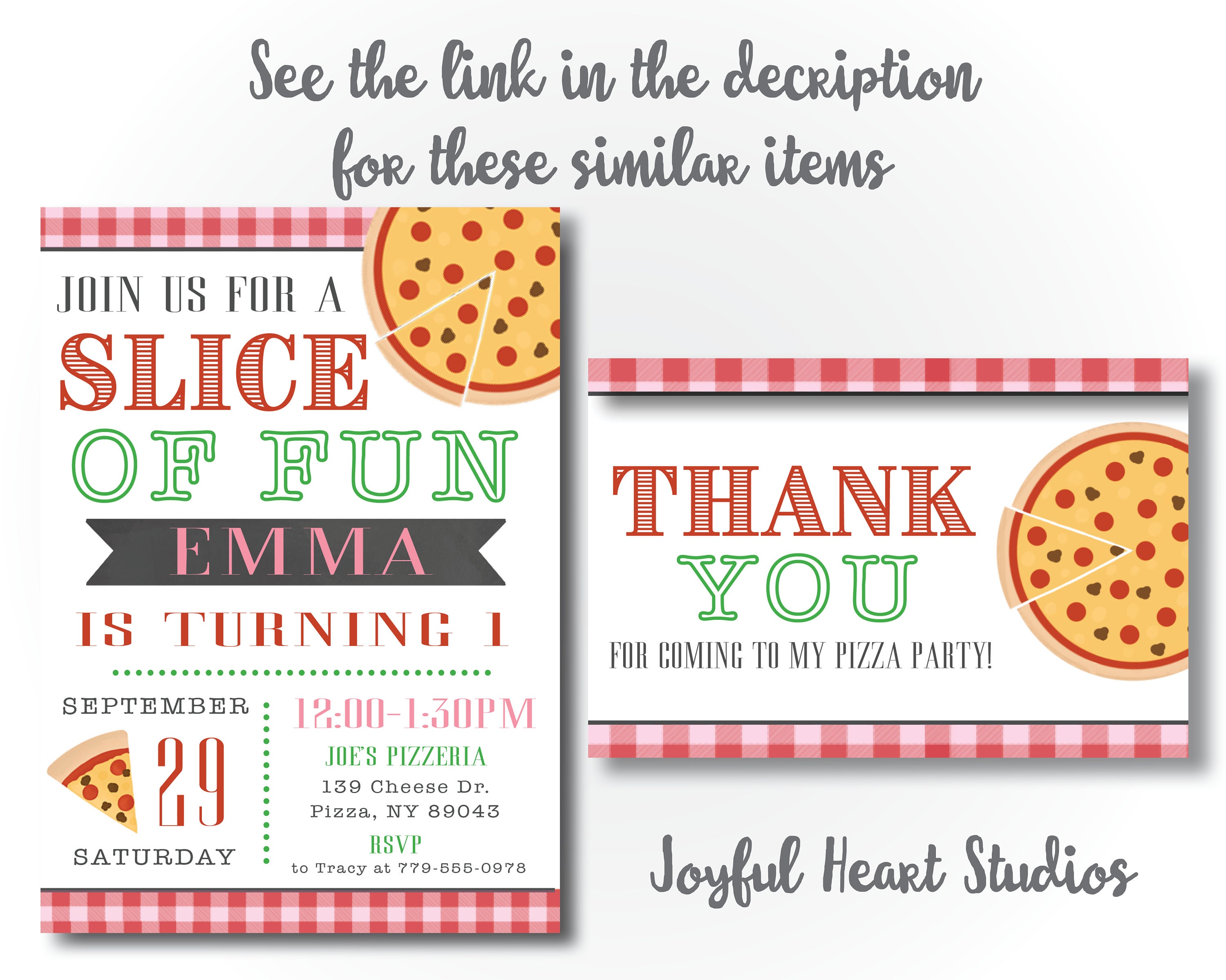 Pizza Party Invitations Free Printable