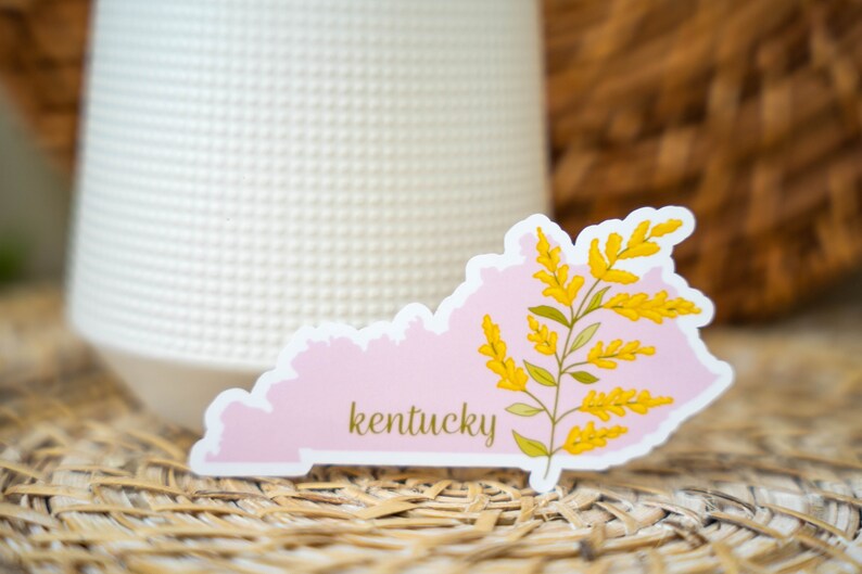 Kentucky State Sticker, Kentucky Sticker Decal, State Sticker ...