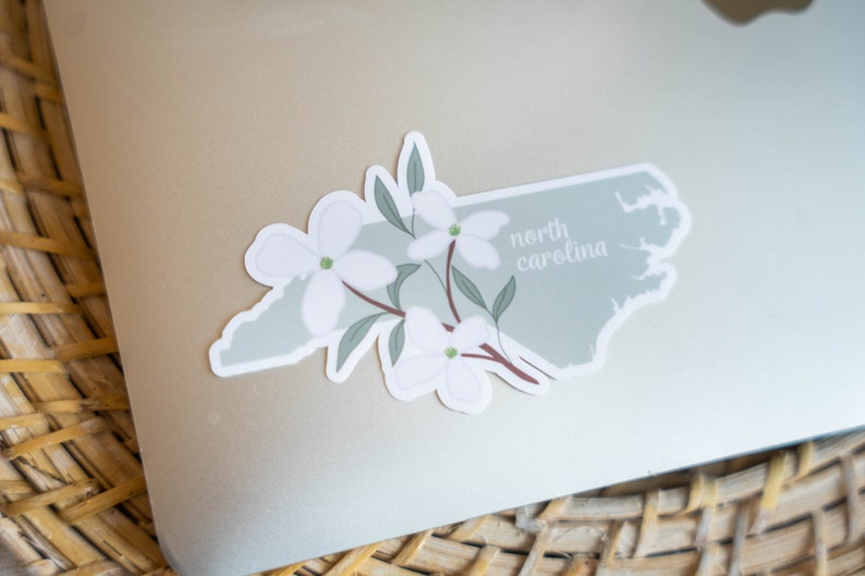 North Carolina State Sticker, North Carolina Sticker Decal, State ...
