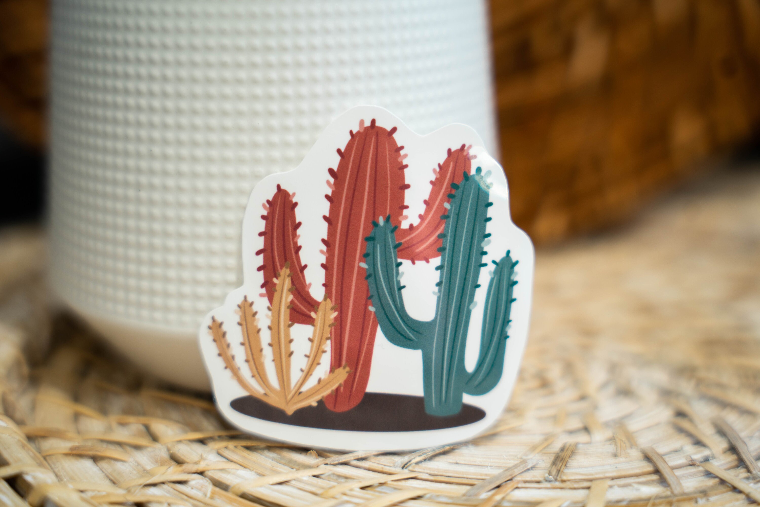 Boho Sticker Pack, Boho Rainbow Sticker, Butterfly Decal, Cactus ...