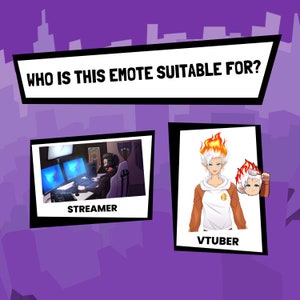 1x Custom Static Vtuber Emotes, Sticker Emotes, Sub Badge for Streamers ...