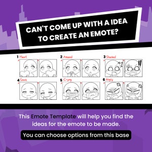 6 Custom Animated Emotes Chibi Cute for Your Vtuber Stream, Youtube ...
