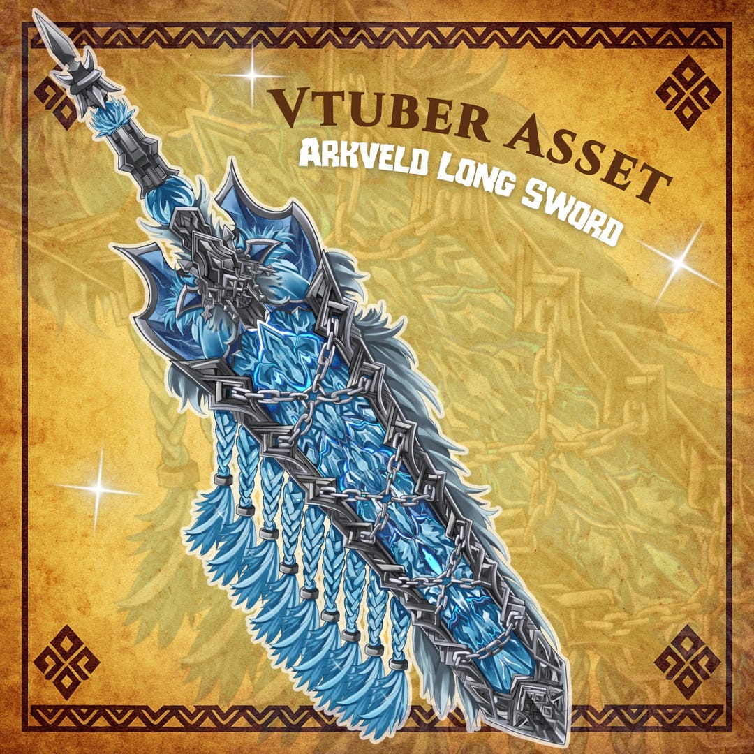 Buy Vtuber Asset - Arkveld Longsword (instant Download) | Monster ...