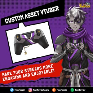 Custom Vtuber Asset Twitch | Vtuber Accessories, Animated Vtuber Assets ...