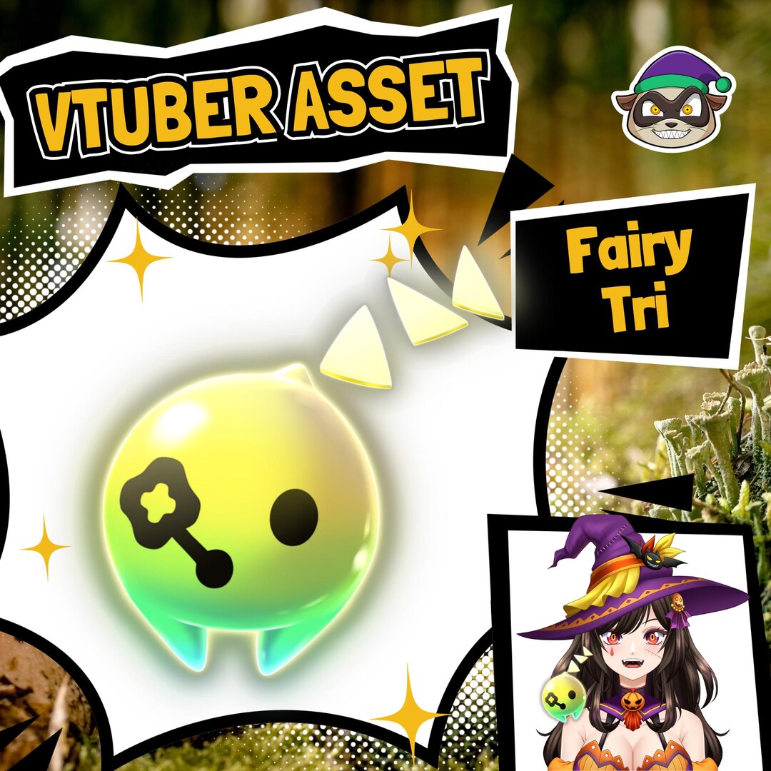 Vtuber Asset - Fairy Tri (instant Download) | Zelda Asset, Ready to Use ...