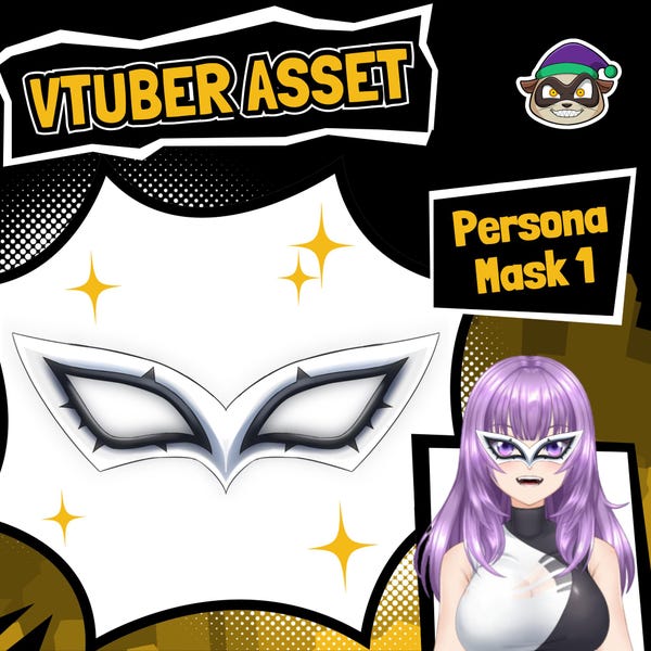 Vtuber Assets Mask - Etsy