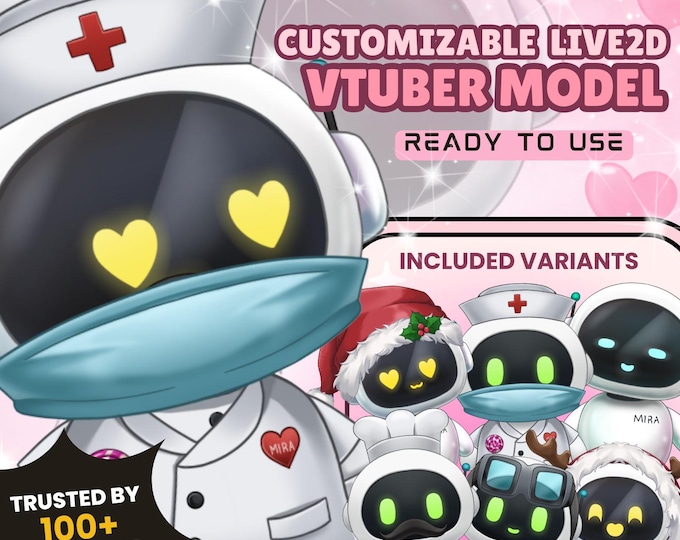 Robot Vtuber -fully Rigged! (style A) - Etsy Hong Kong