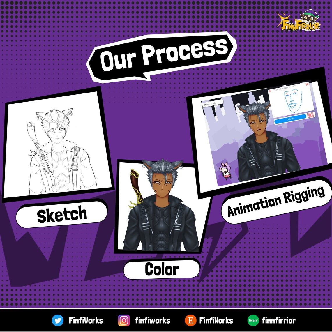 Custom Vtuber Model Bust-up Live2d Avatar Model and Rigging - Etsy Custom Vtuber Model Bust-up Live2d Avatar Model and Rigging - Etsy
