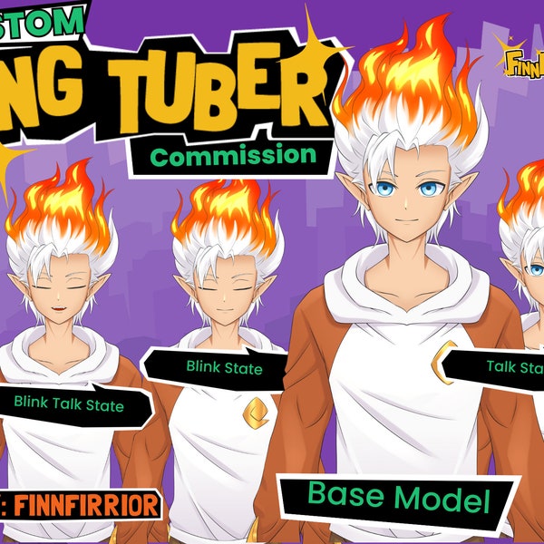 Vtuber Model Base - Etsy