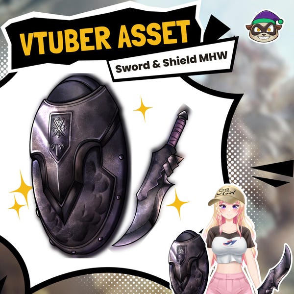 Vtuber Assets Sword - Etsy