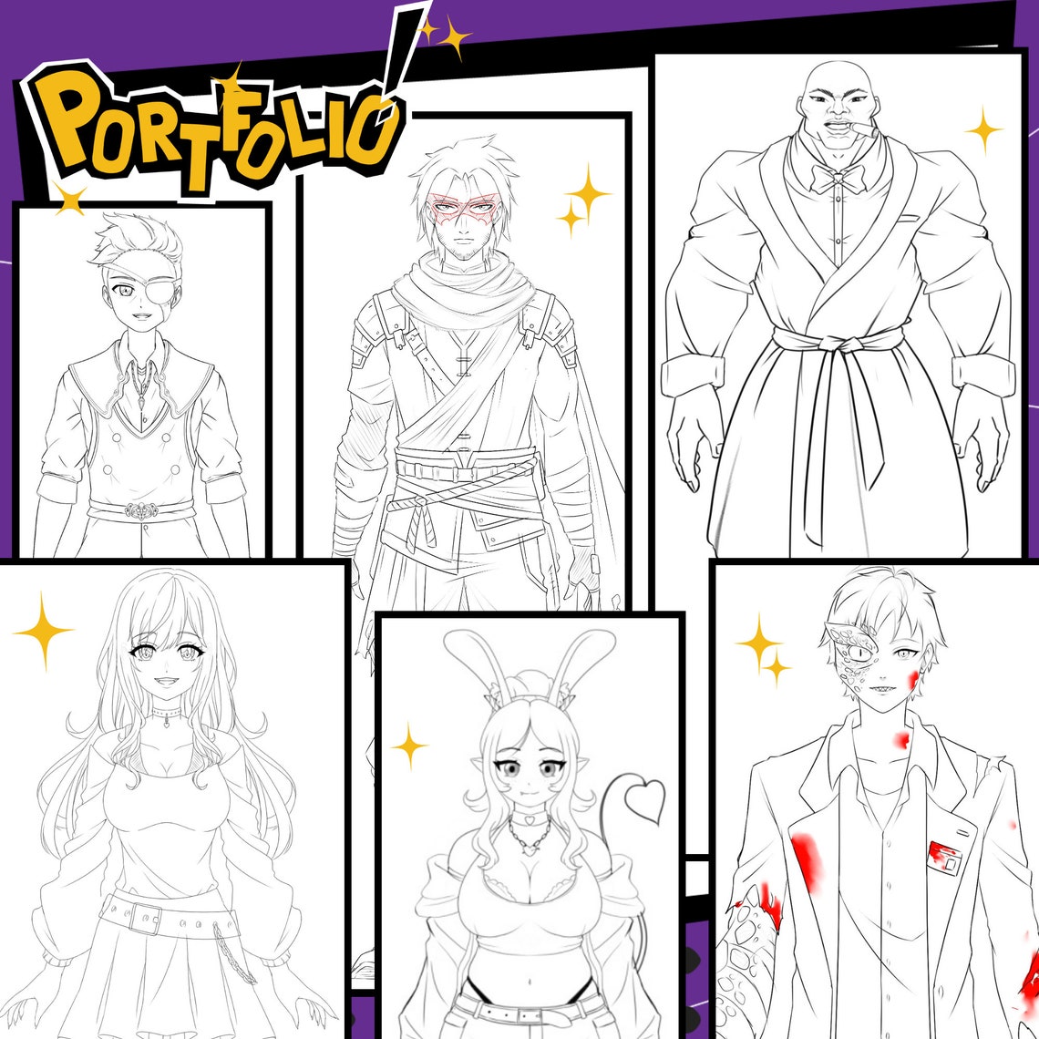 Custom Vtuber Full Body Model Concept Sketch Design | Vtuber Art, Cute ...