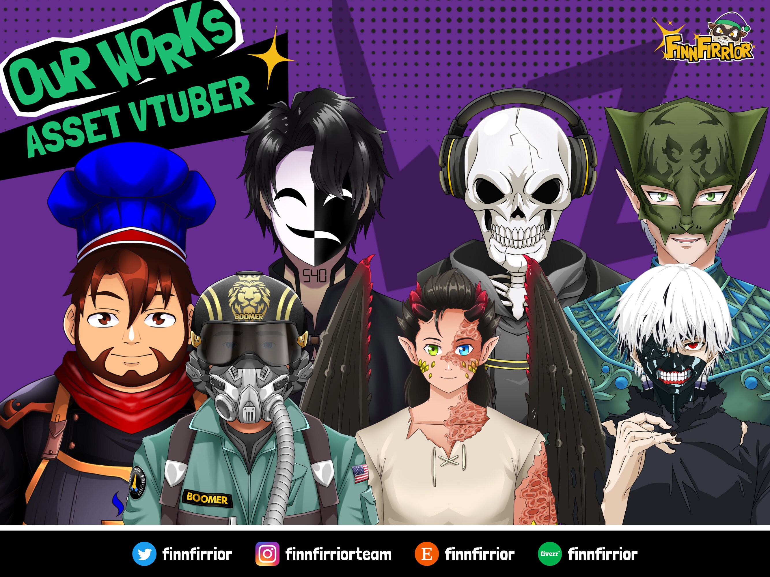 Custom Vtuber Asset Twitch Vtuber Accessories Discord - Etsy