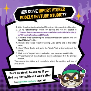 Custom Vtuber Live2d Model Halfbody Commercial Use | Vtuber Design ...