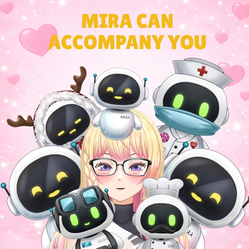 Pet Vtuber Premade Model | Live2d Fully Rigged Avatar | Robot Vtuber 6 ...