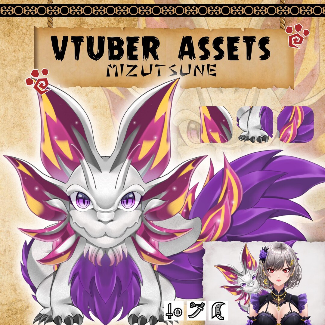 Vtuber Asset - Mizutsune (instant Download) | Monster Hunter Asset ...