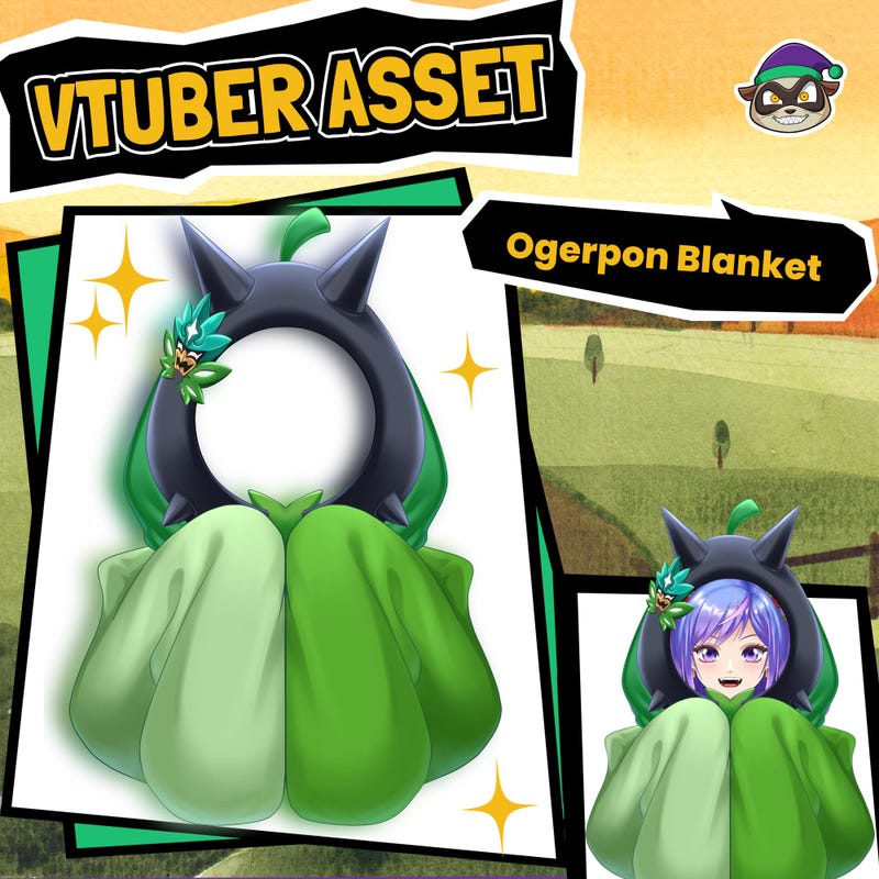 Vtuber Assets Blanket - Etsy