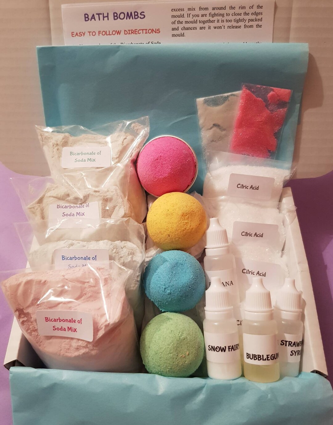 Amazing Foaming Floating Bath Bomb Kit, Make Your Own Bath Bombs, Makes ...