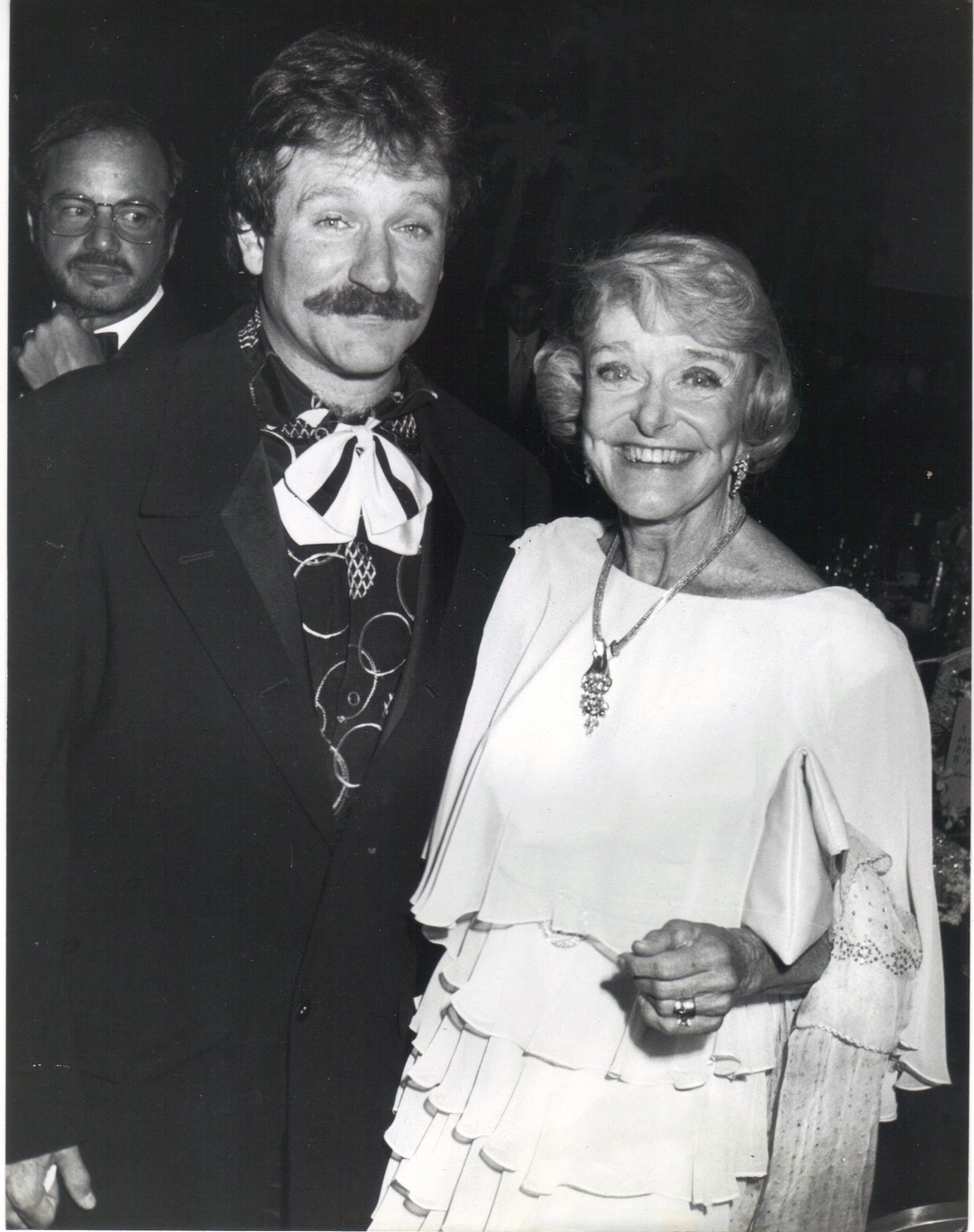 Robin Williams and His Mom Laura Mclaurin 1988 Photo - Etsy