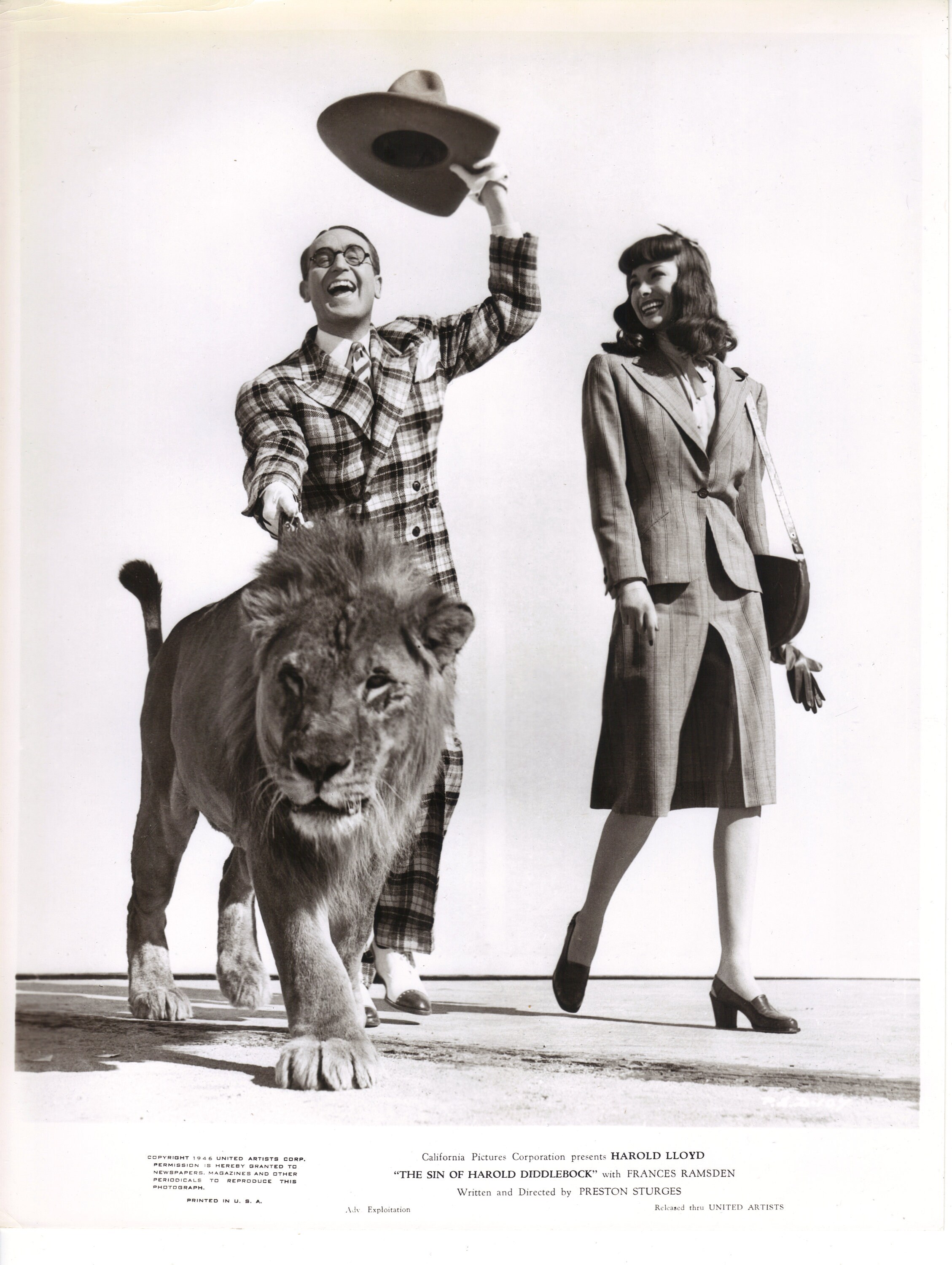 Prints Music & Movie Posters Harold Lloyd and Frances Ramsden with ...