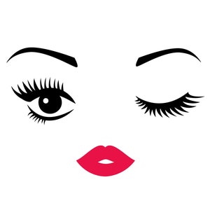 SVG Instant Download Girl Woman Face Cut File for Cricut - Etsy UK