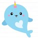 Narwhal SVG. Baby Narwahl Svg. Cricut Narwhal. Narwahl - Etsy