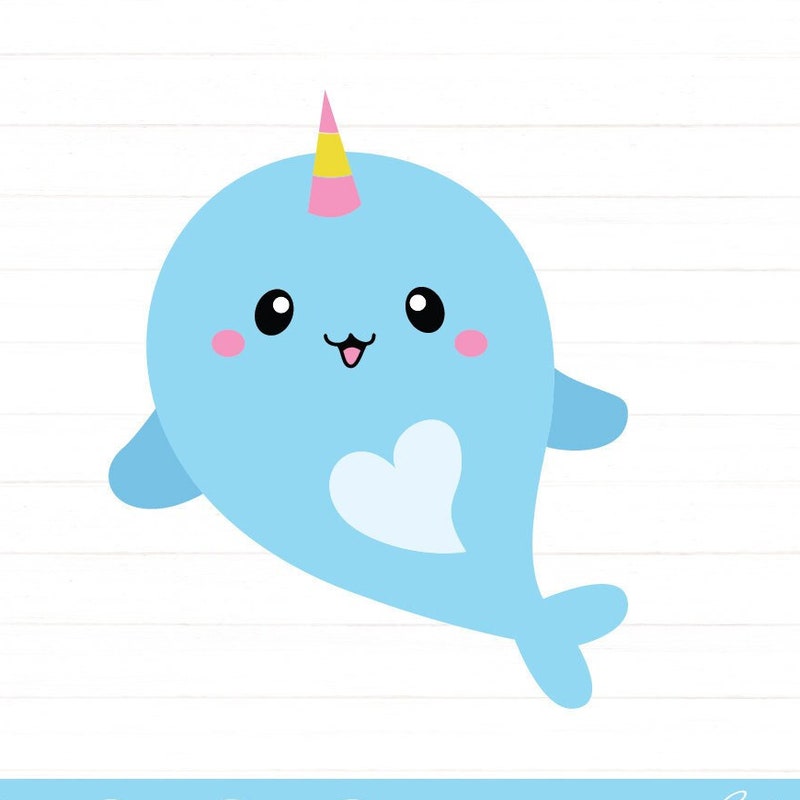 Narwhal Clip Art - Etsy