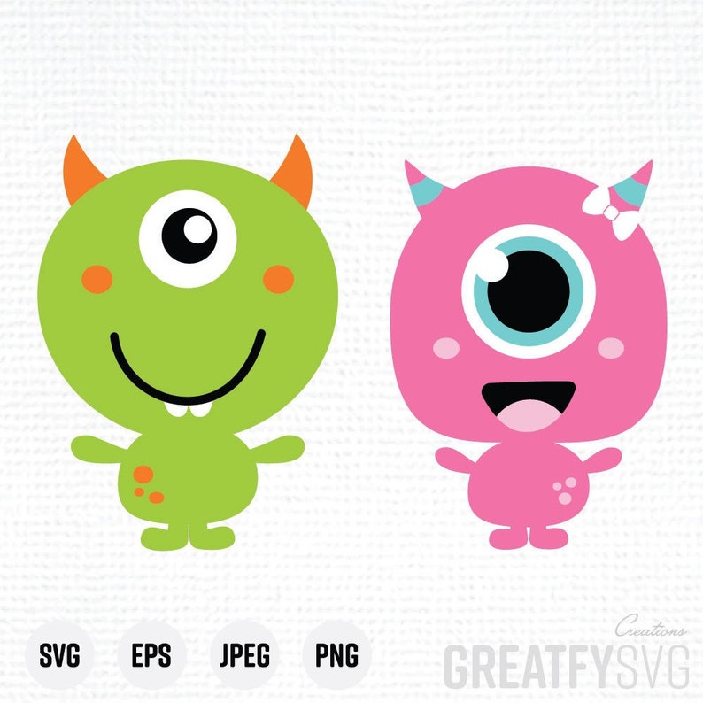 Monster SVG Monsters Svg Monster Cut Files Cut Files SVG - Etsy Canada