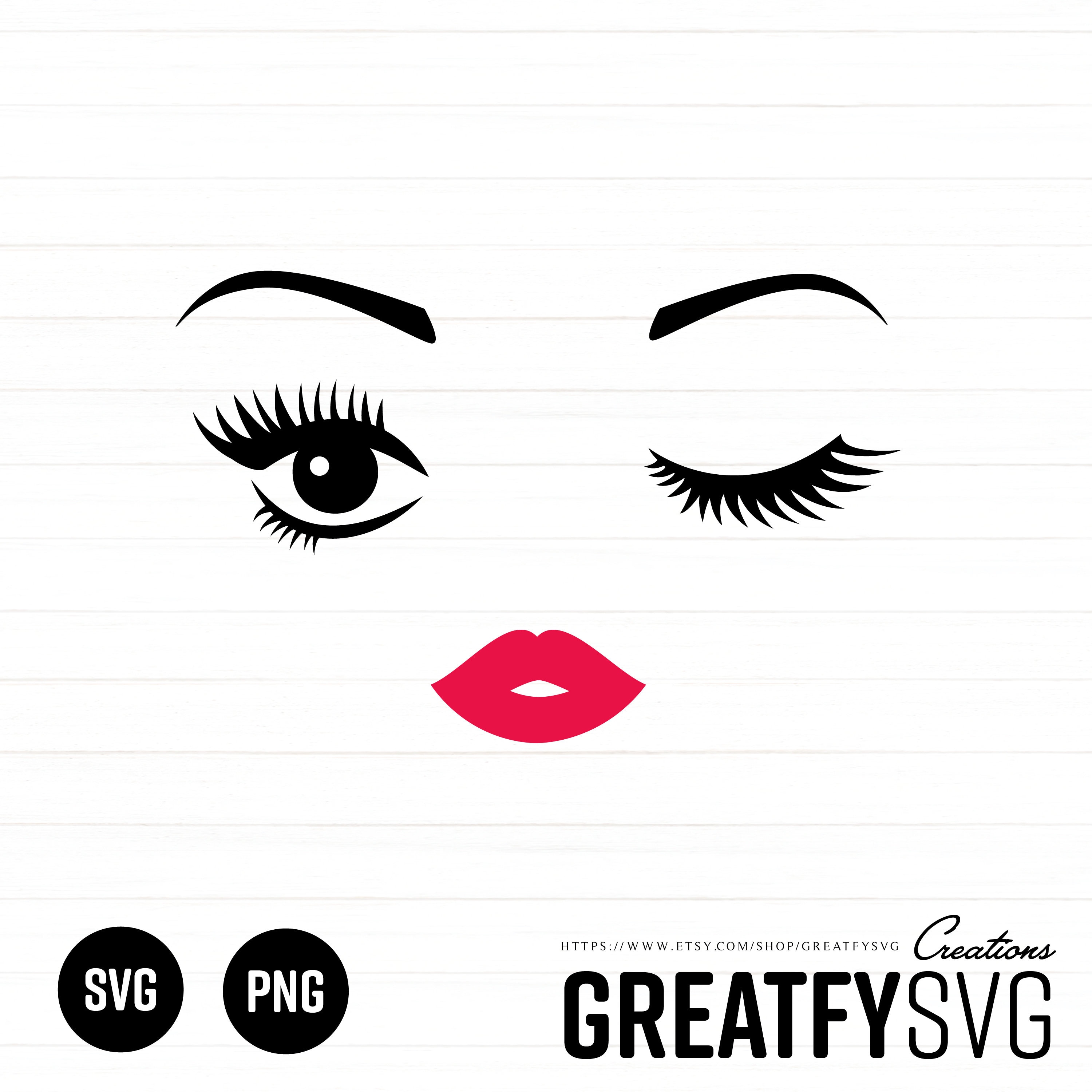 SVG Instant Download Girl Woman Face Cut File for Cricut - Etsy UK
