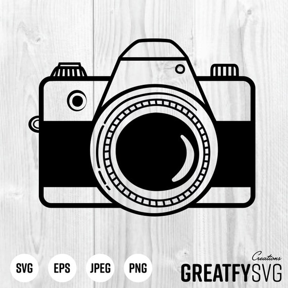 Camera Clipart Png White Line
