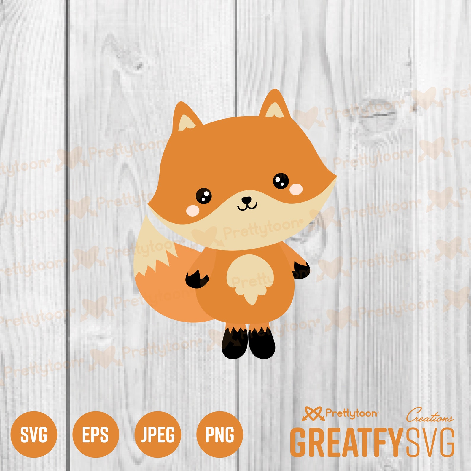 Svg Fox Cute Cut File for Cricut Cutting Machine Fox Clipart - Etsy