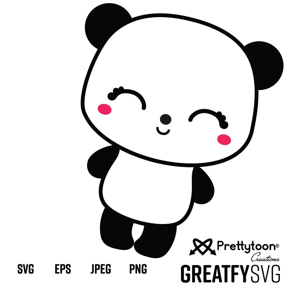 Panda SVG Animal SVG SVG Cut Files Cricut Cricut Cut | Etsy