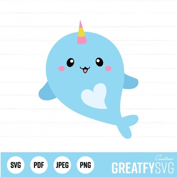 Narval SVG. Bebé Narwahl svg. Cricut Narwhal. Narwahl Clipart. | Etsy ...
