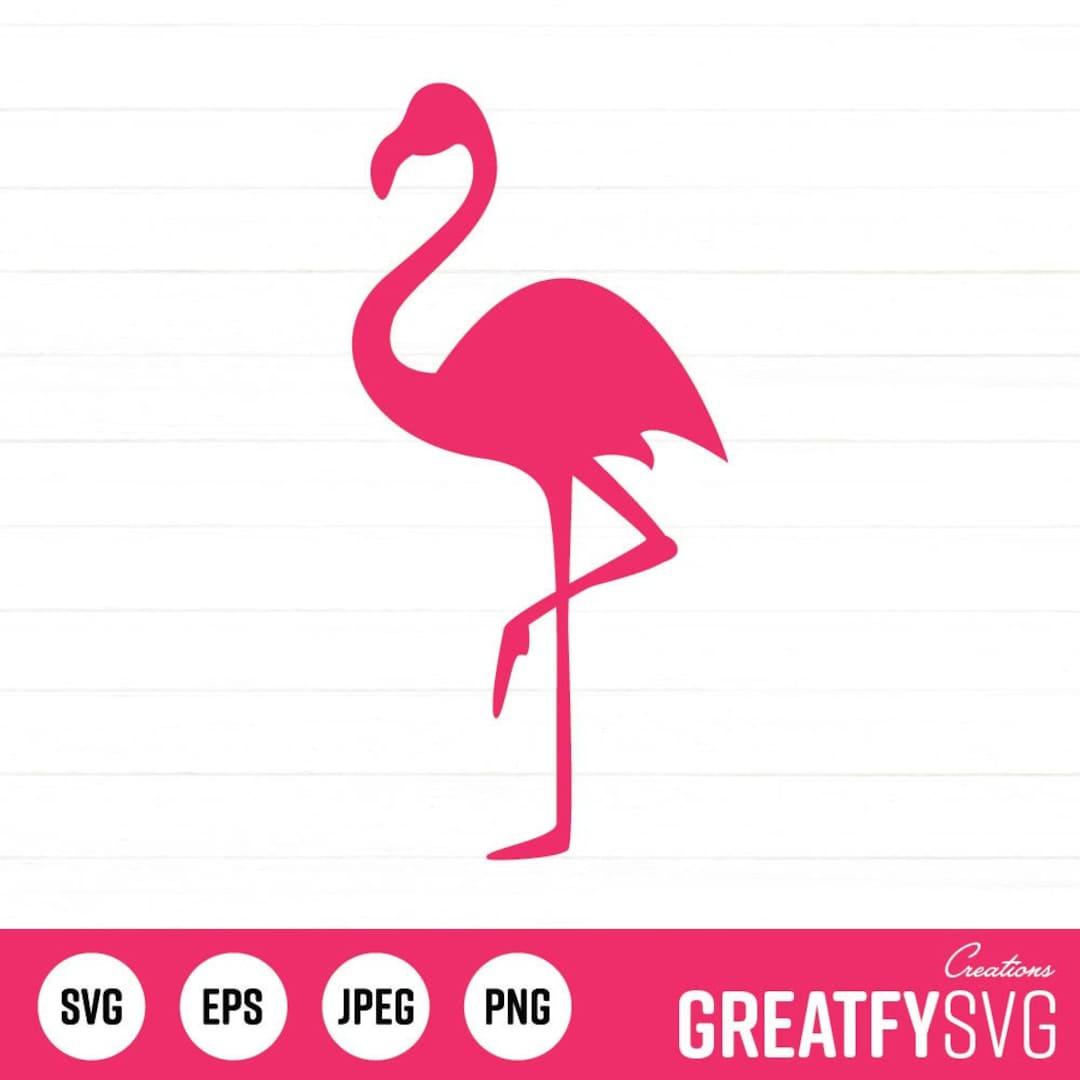 Flamingo SVG Cut File: Vector Clipart (digital Download) - Etsy