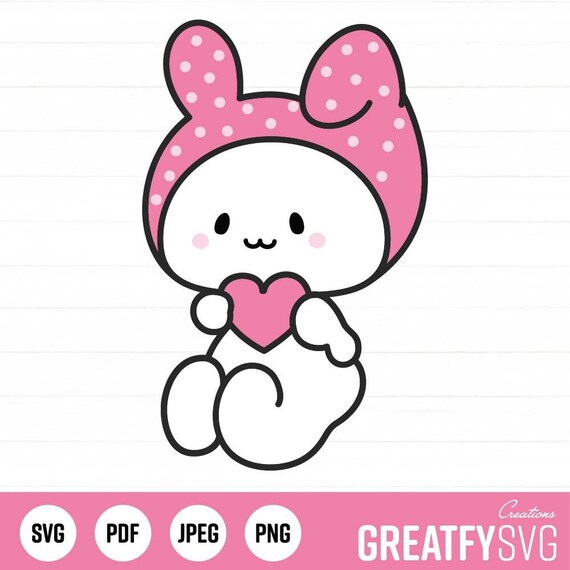 Rabbit Svg. Rabbit Baby. Bunny Kawaii. Bunny Png. Bunny - Etsy