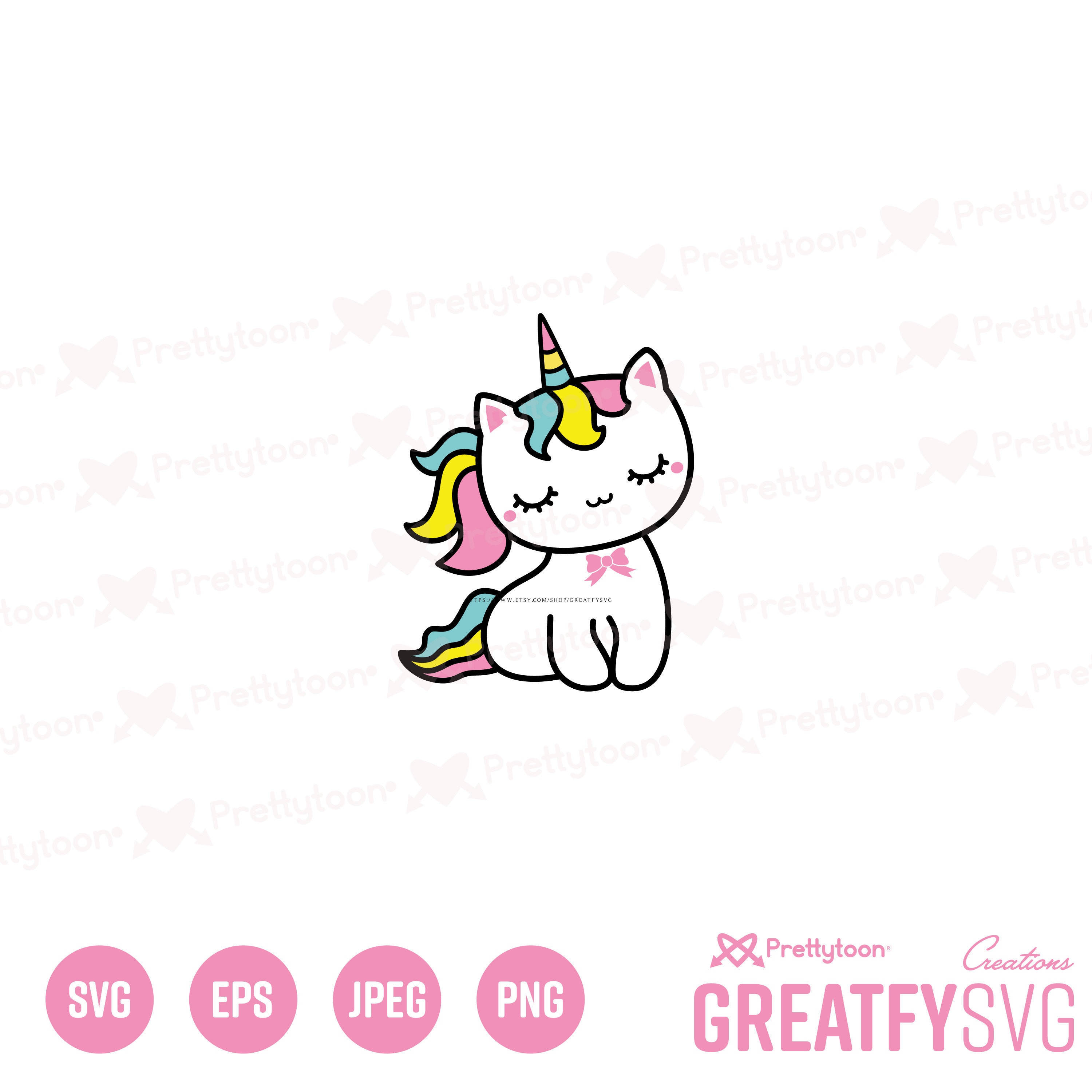 SVG Caticorn SVG Unicorn SVG Cat Clipart Svg Cricut Files - Etsy